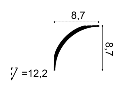 Classic Cornice 11 | C Shaped Coving for Timeless Style - UKHI