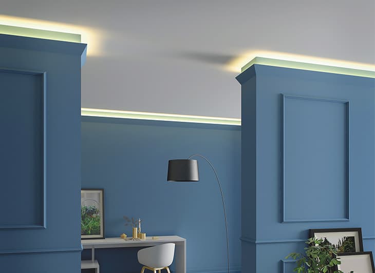 Budget Uplight Cornice 14 | UK Home Interiors